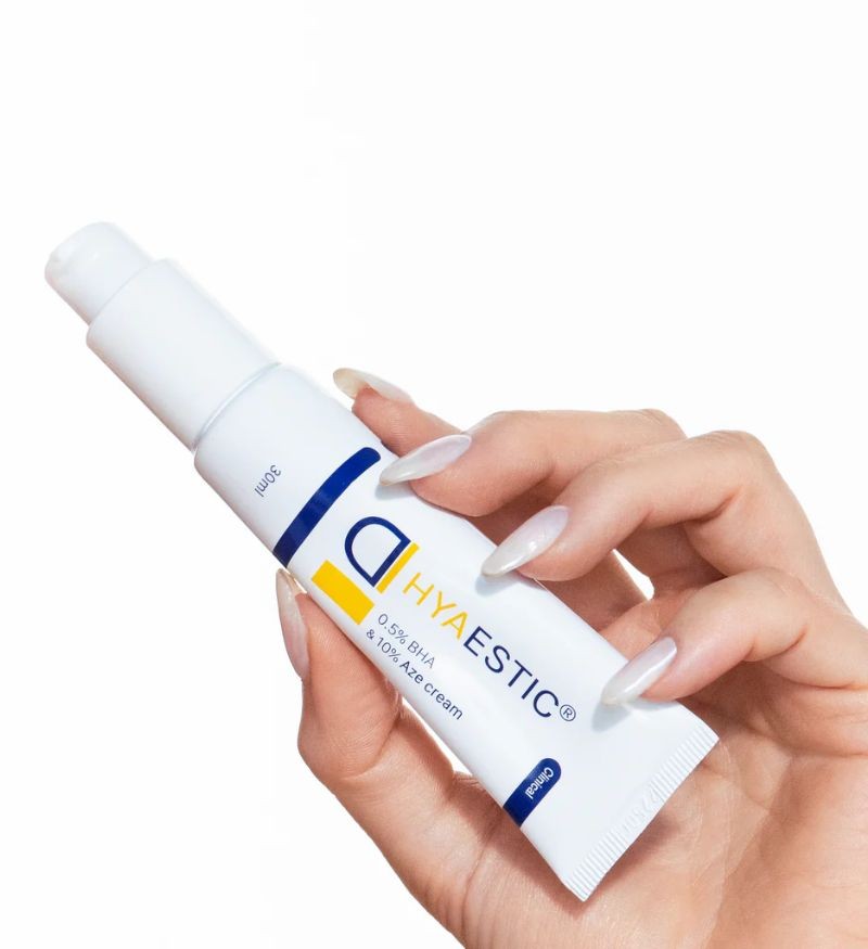 Hyaestic 0.5% bha & 10% Aze Cream - Kem trị mụn ngừa thâm