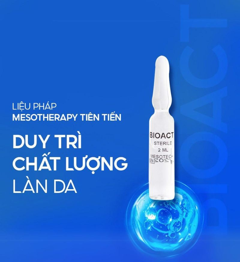 Meso phục hồi căng bóng chống lão hóa da Mesotech Bioact hộp 10 ống x ...